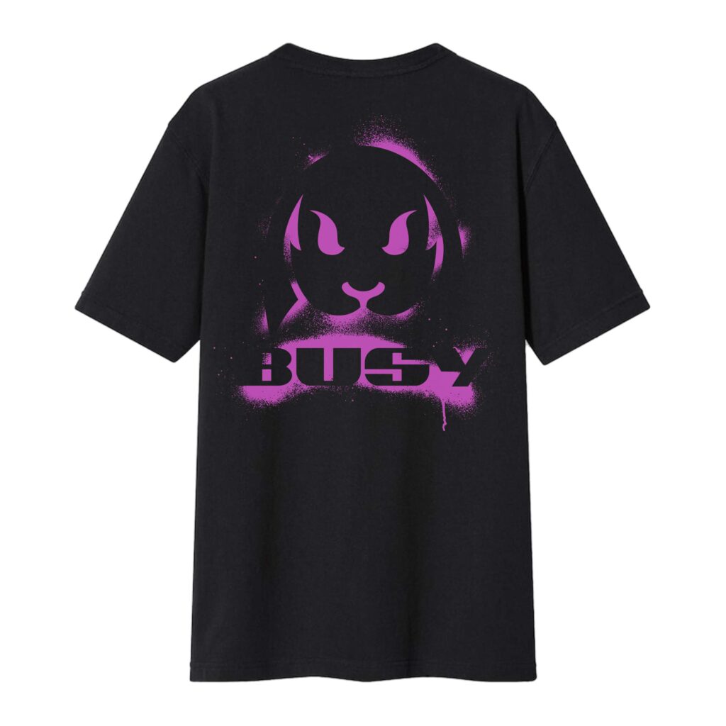 STENCIL BUSY TEE R